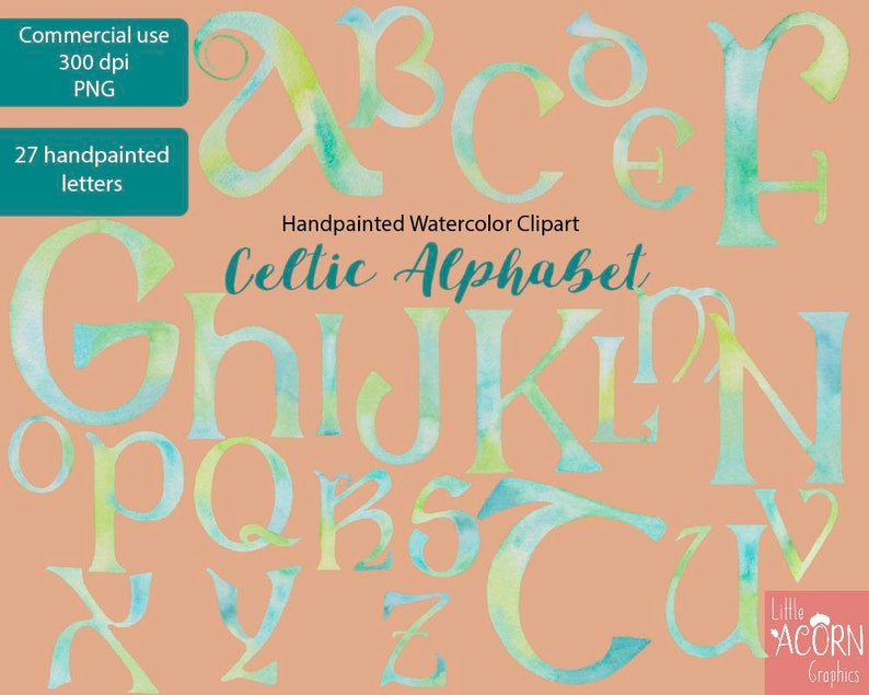 Watercolor Clipart St Patricks Day, Commercial Use Handpainted ...