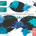 Watercolor Clipart Spashes, Commercial Use Handpainted Watercolor Clip ...