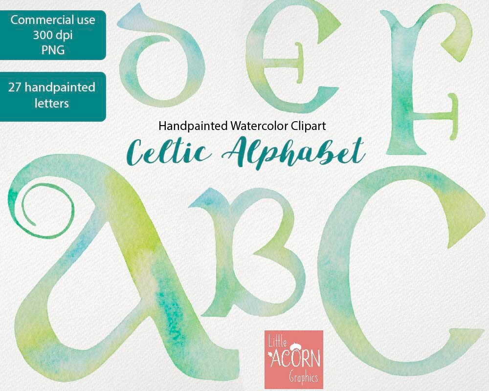 Watercolor Clipart St Patricks Day, Commercial Use Handpainted ...