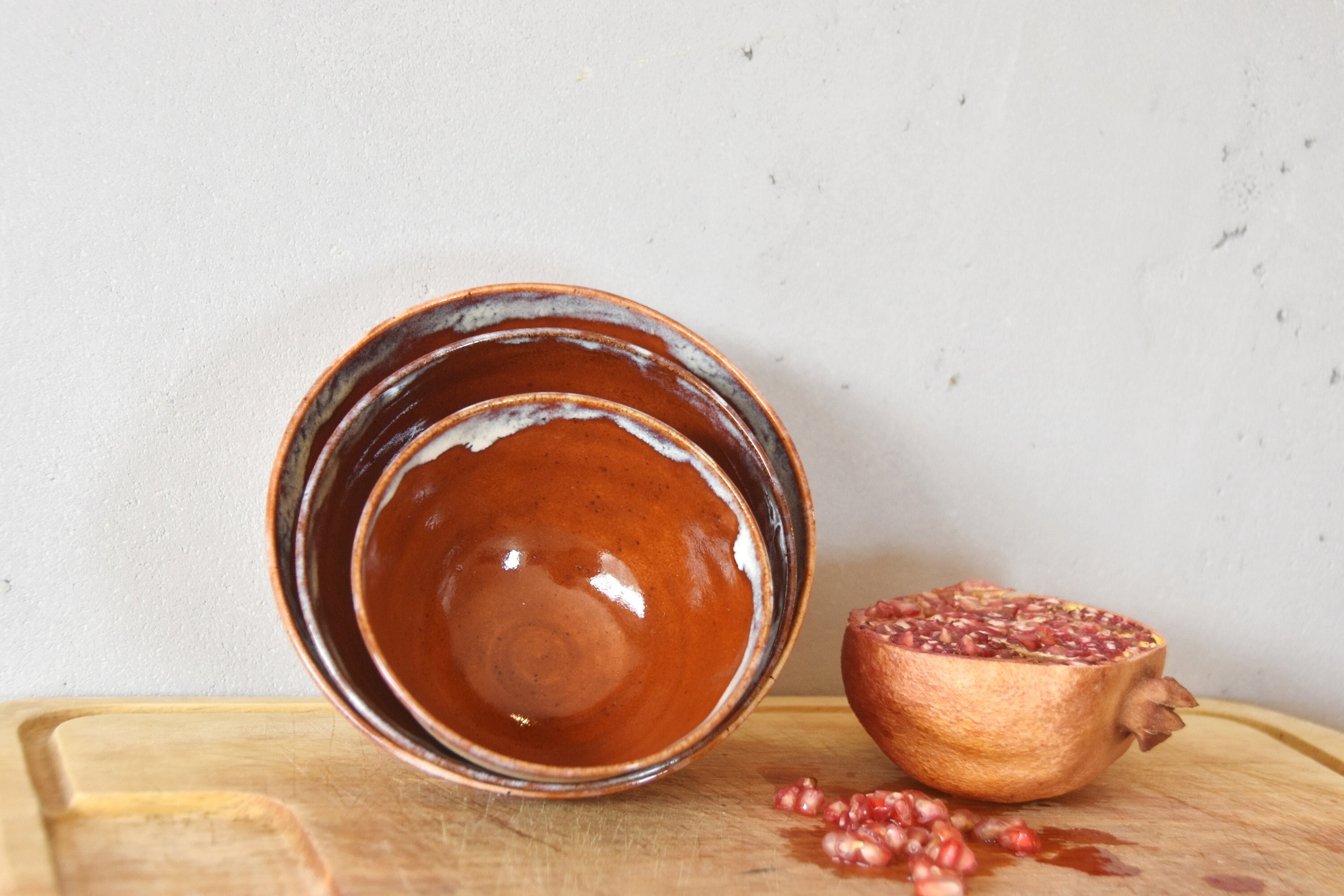 Ceramic Bowls Set Handmade Ceramic Bowls Housewarming Gift - Etsy