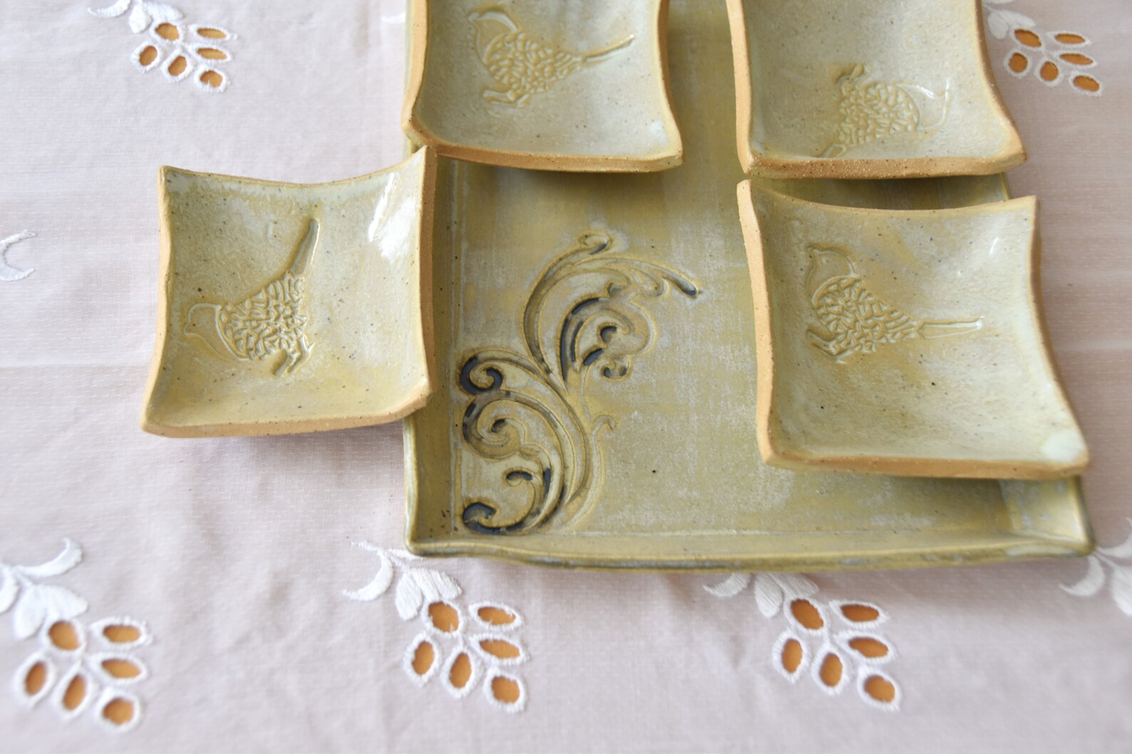 Ceramic Seder Plate, Passover Plate, Passover Gift, Handmade Ceramic ...