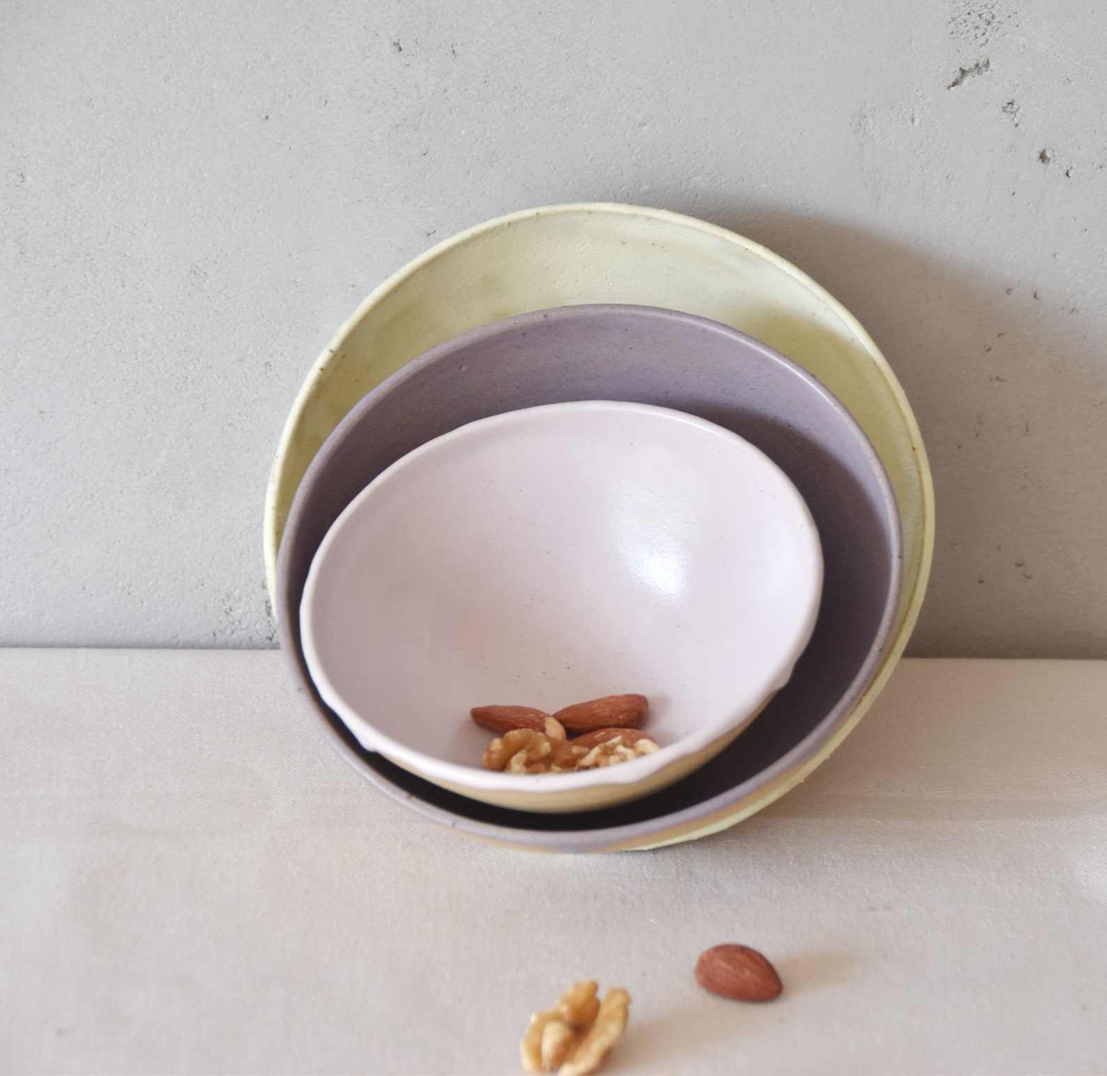 Ceramic Bowls Set, Handmade Ceramic Bowls, Housewarming Gift, Wedding ...