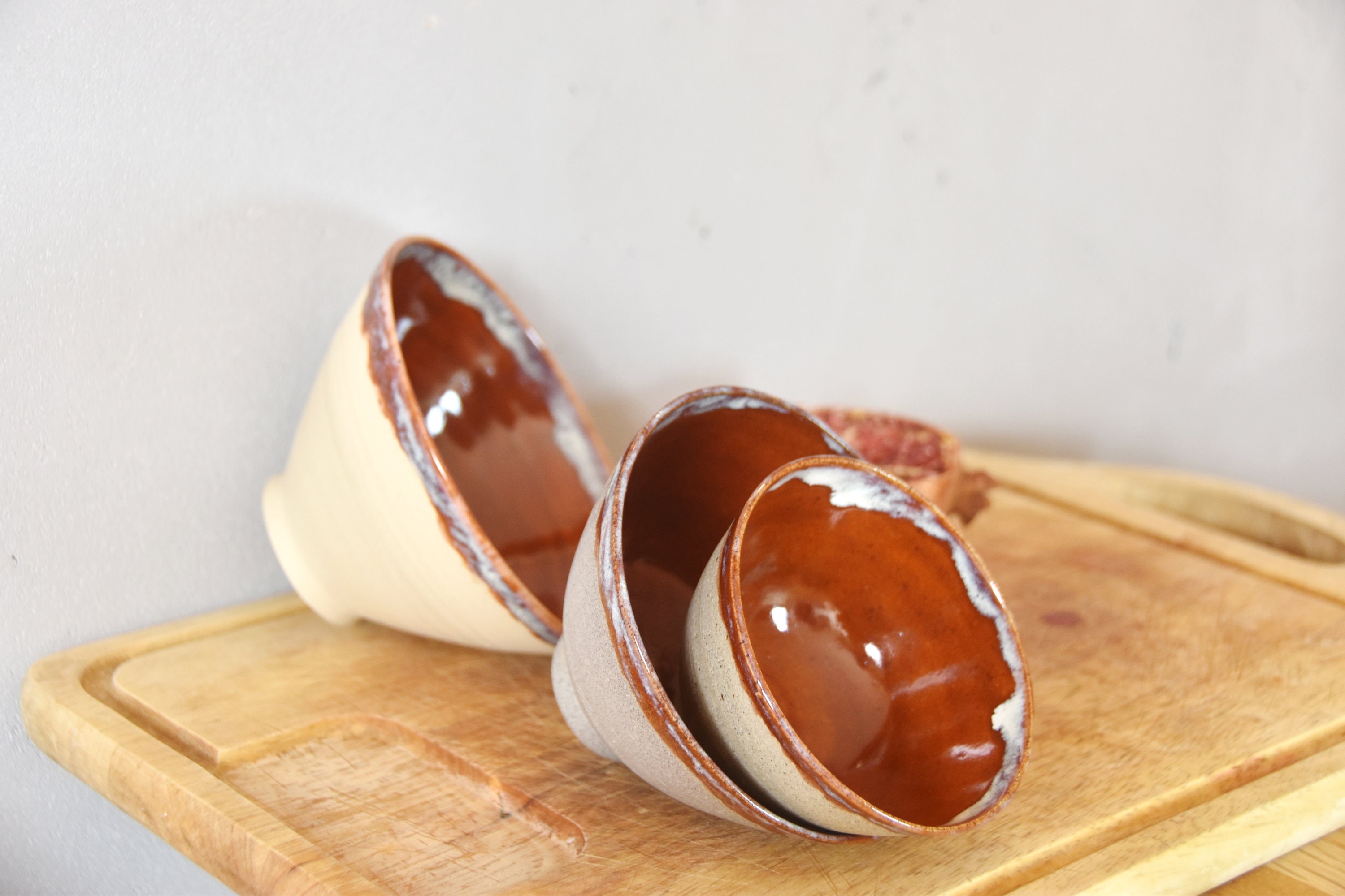 Ceramic Bowls Set Handmade Ceramic Bowls Housewarming Gift - Etsy
