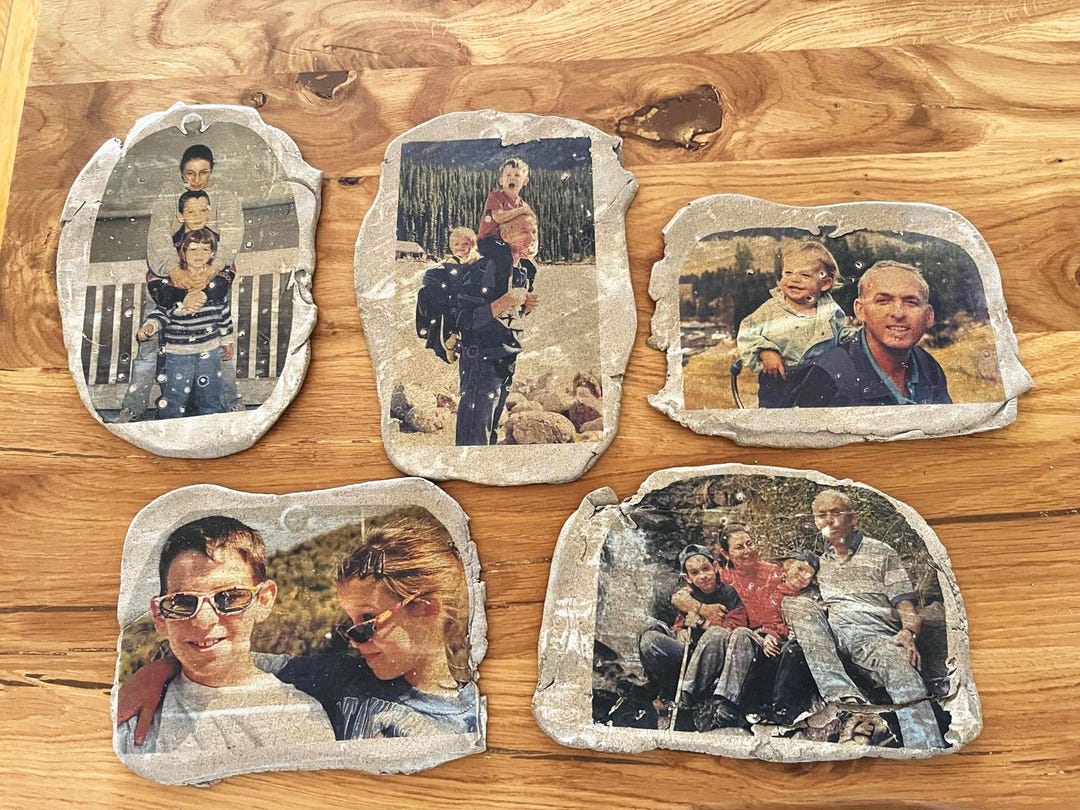 Handmade Ceramic Photo Tile: Custom Image Transfer, Memory Keepsake - Etsy