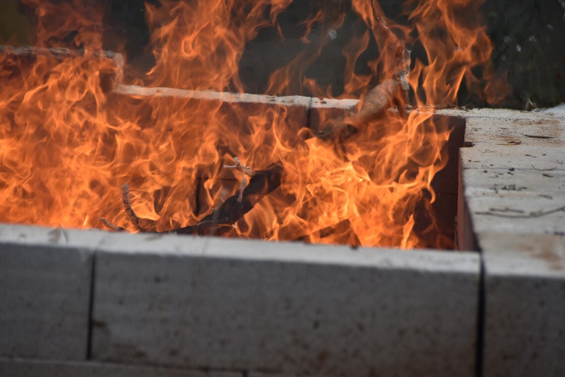 Ceramic Pit Fired Vase / Decorative Vase / Primitive Firings / | Etsy