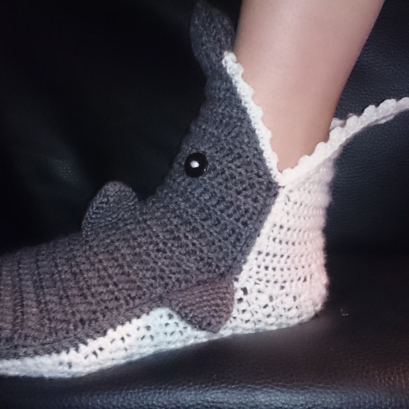 Shark Slippers - Etsy