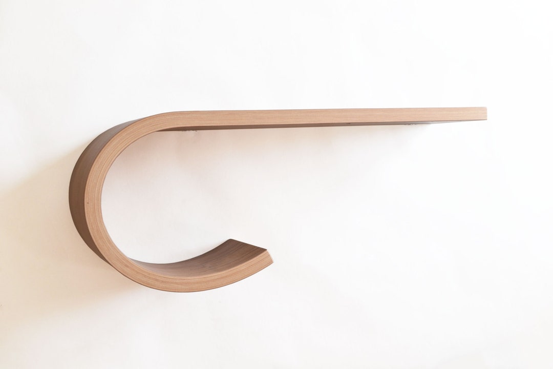 C Shelf in Walnut - Etsy