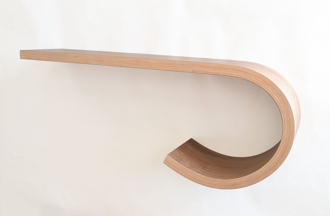 C Shelf in Walnut - Etsy