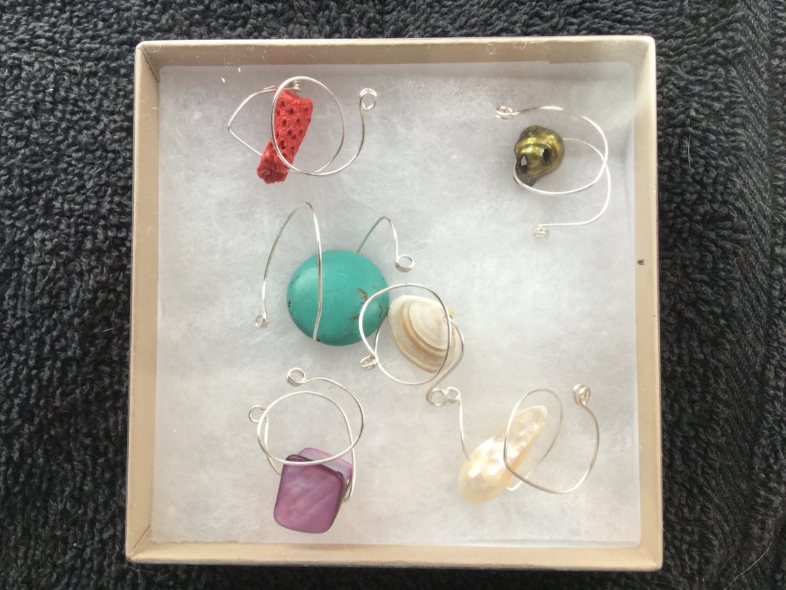 Classy and Elegant Wine Charms - Etsy