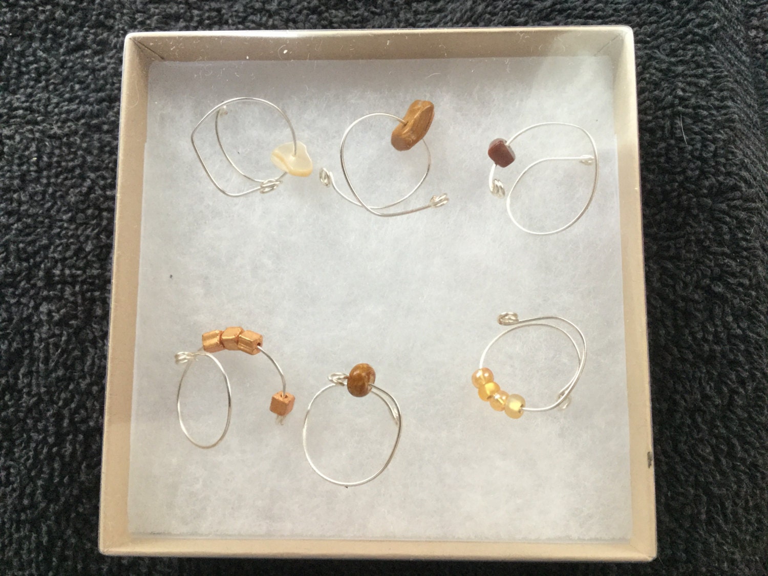 Classy and Elegant Wine Charms - Etsy