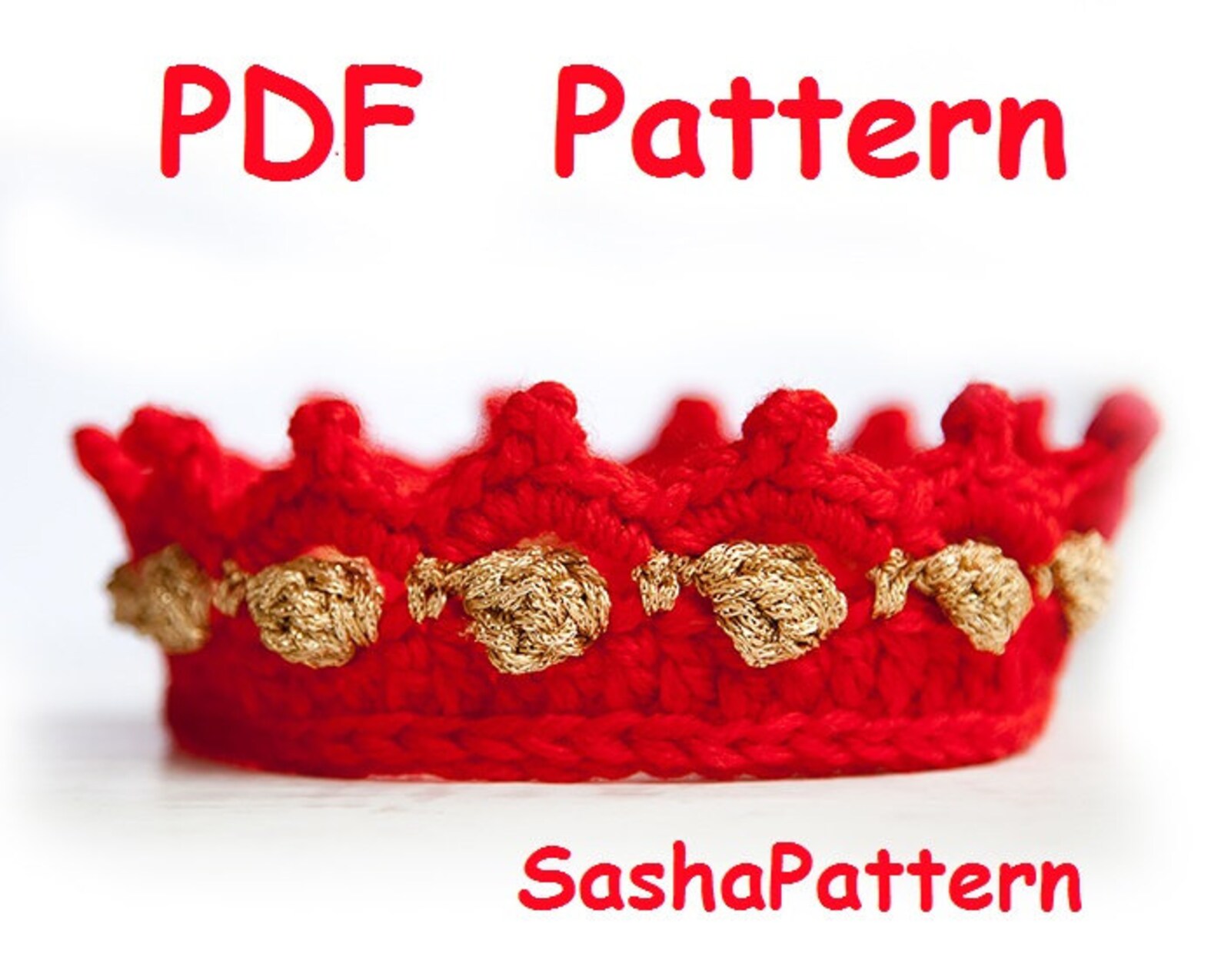 Crochet Princess Crown Pattern Easy Level Crochet Baby | Etsy