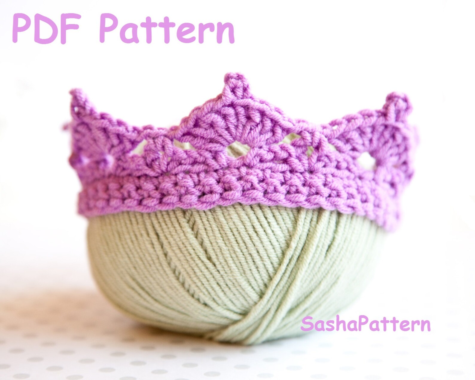 4 Crochet Baby Crowns Patterns Set1 PROMO Price - Etsy