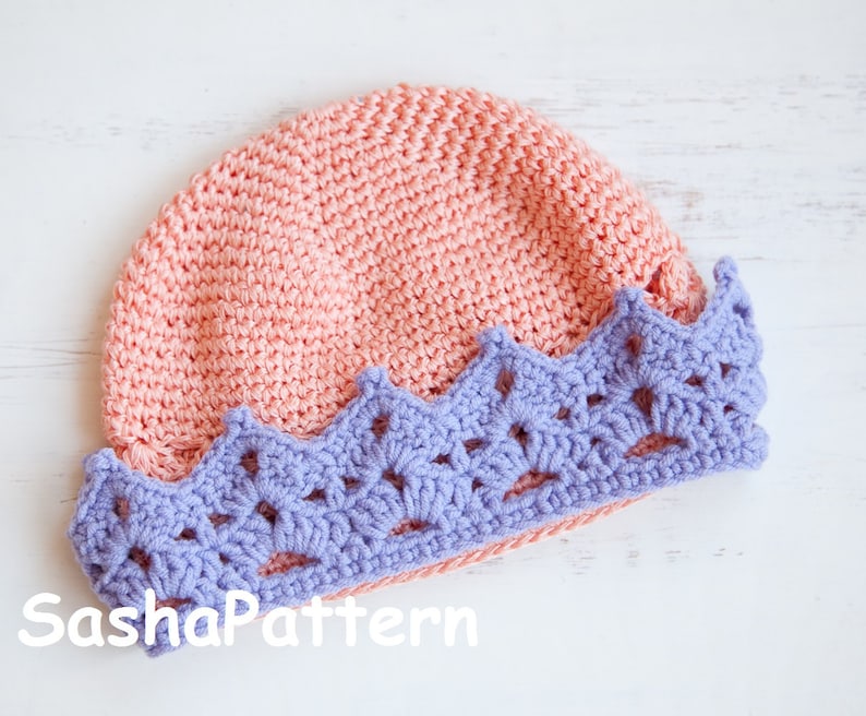 Crochet Princess Crown Pattern Tiara Easy Level Crochet | Etsy UK
