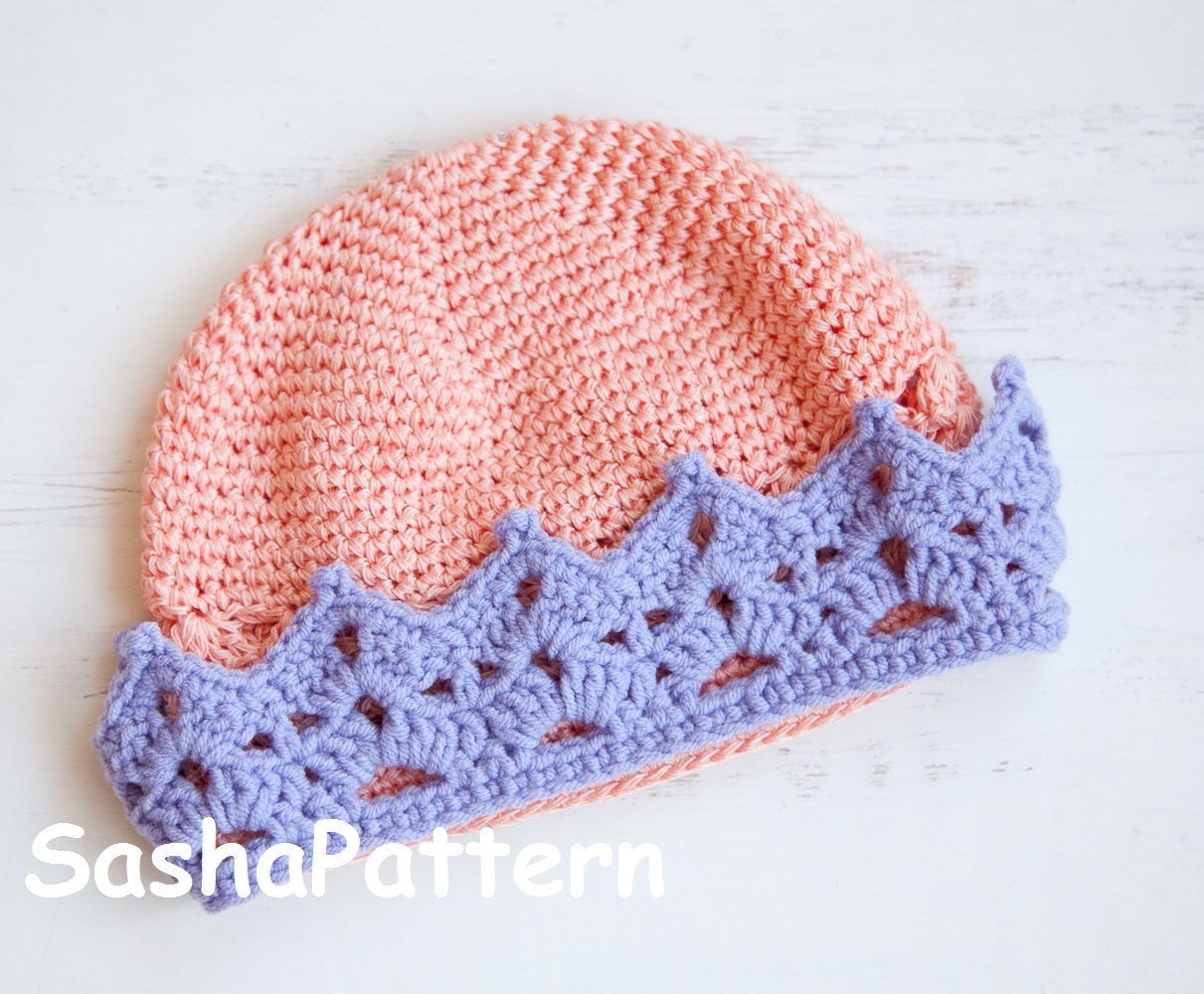 Crochet Princess Crown Pattern Tiara Easy Level Crochet - Etsy