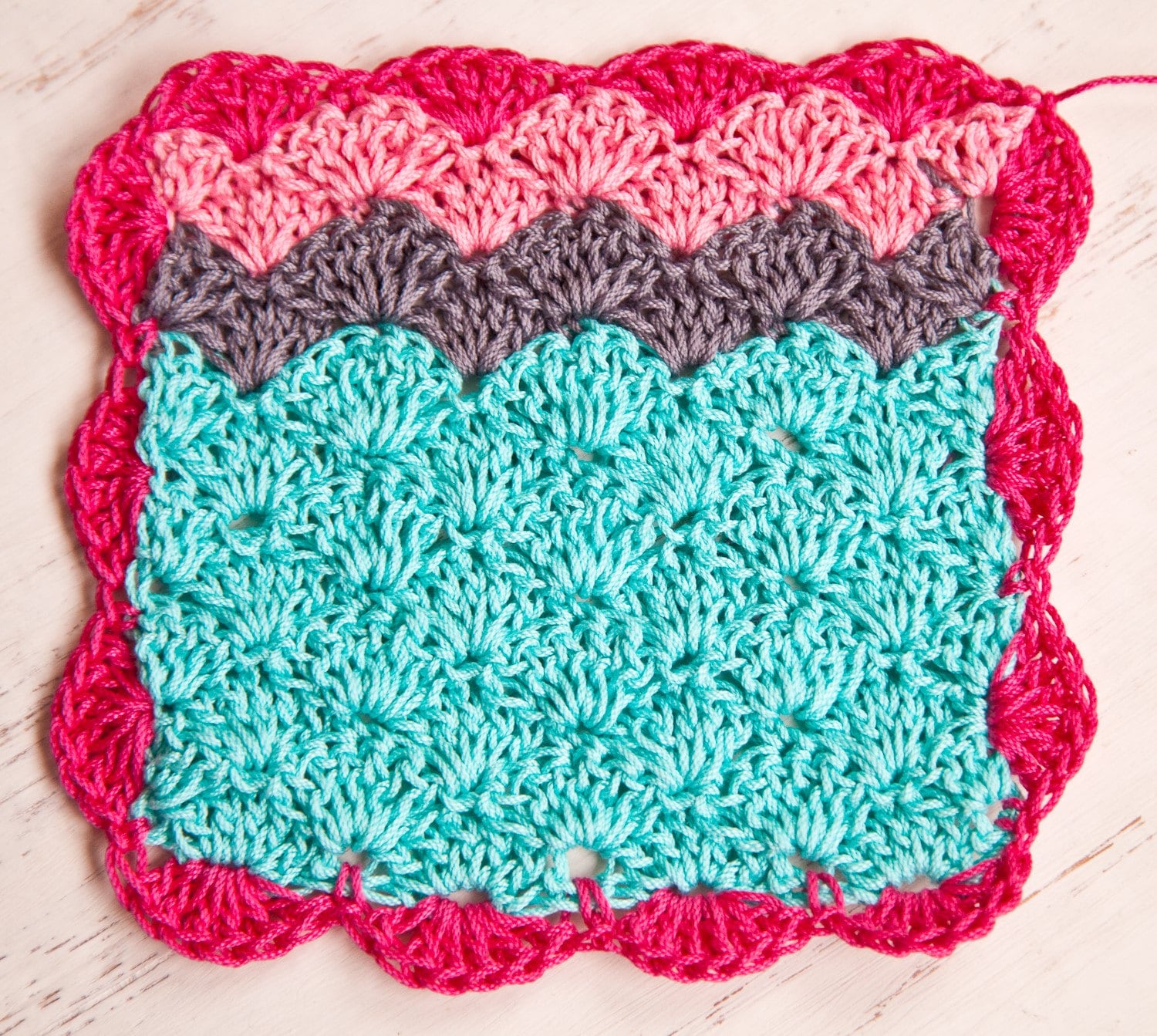 Crochet Shell Stitch Baby Blanket Pattern Easy Crochet for - Etsy