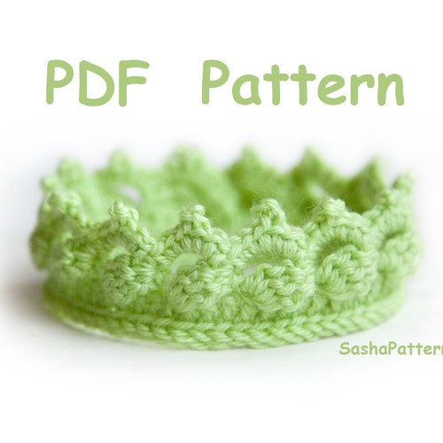 Crown Hat Crochet Pattern - Etsy