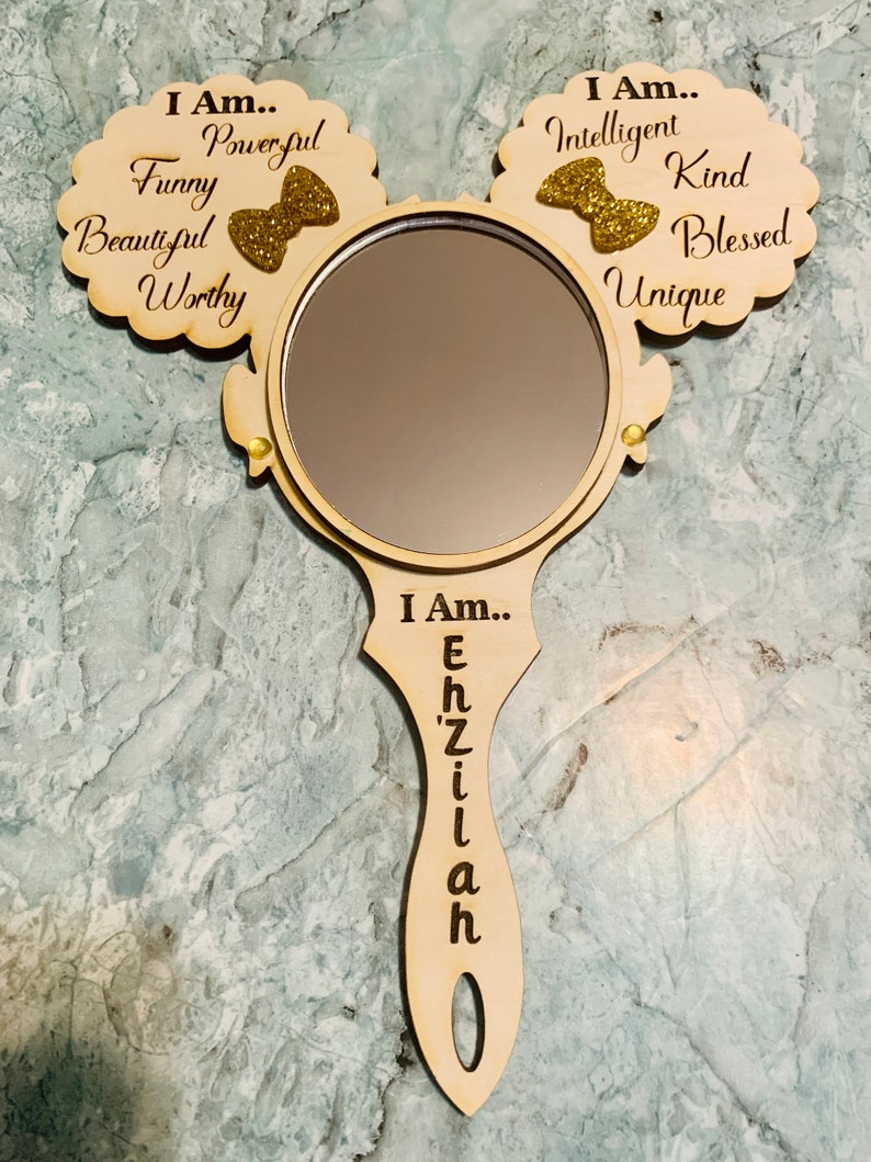 Affirmation Mirror Custom Mirror - Etsy