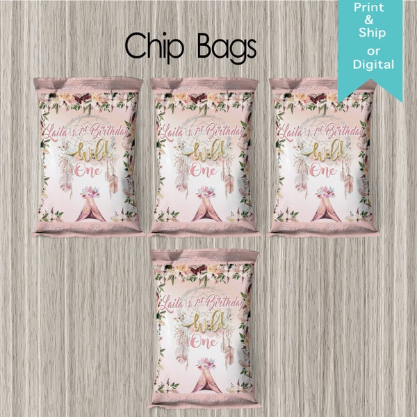 Custom Wild One Chip Bag - Etsy