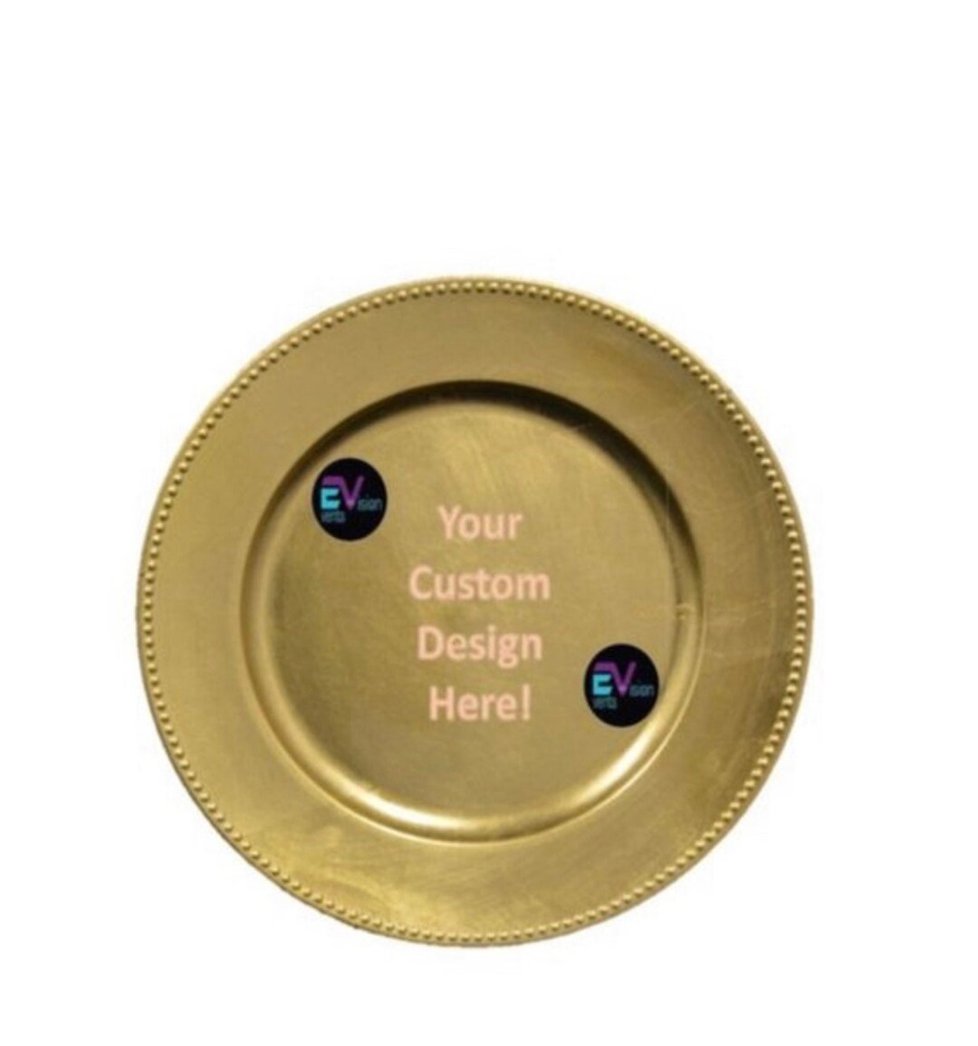 INSTANT DOWNLOAD Round Charger Plate Inserts, Wedding Reception, Dinner ...