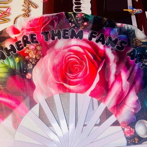 Large Sublimation Blank Fans - Etsy