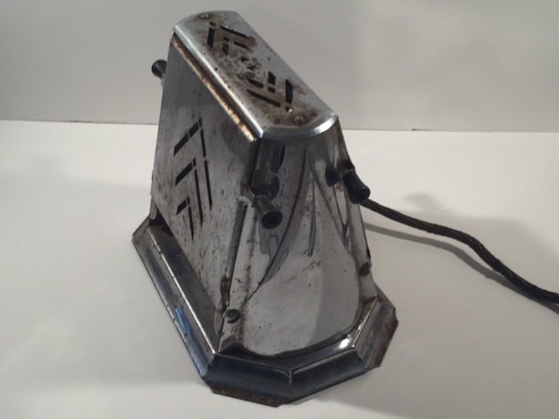 Drop Side Electric Toaster, Art Deco Vintage 1940’s - Etsy