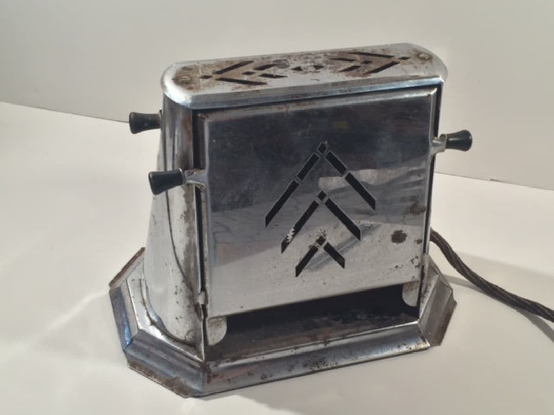 Drop Side Electric Toaster, Art Deco Vintage 1940s - Etsy