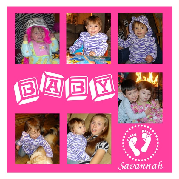 Baby Girl Scrapbook Page Titles - Etsy