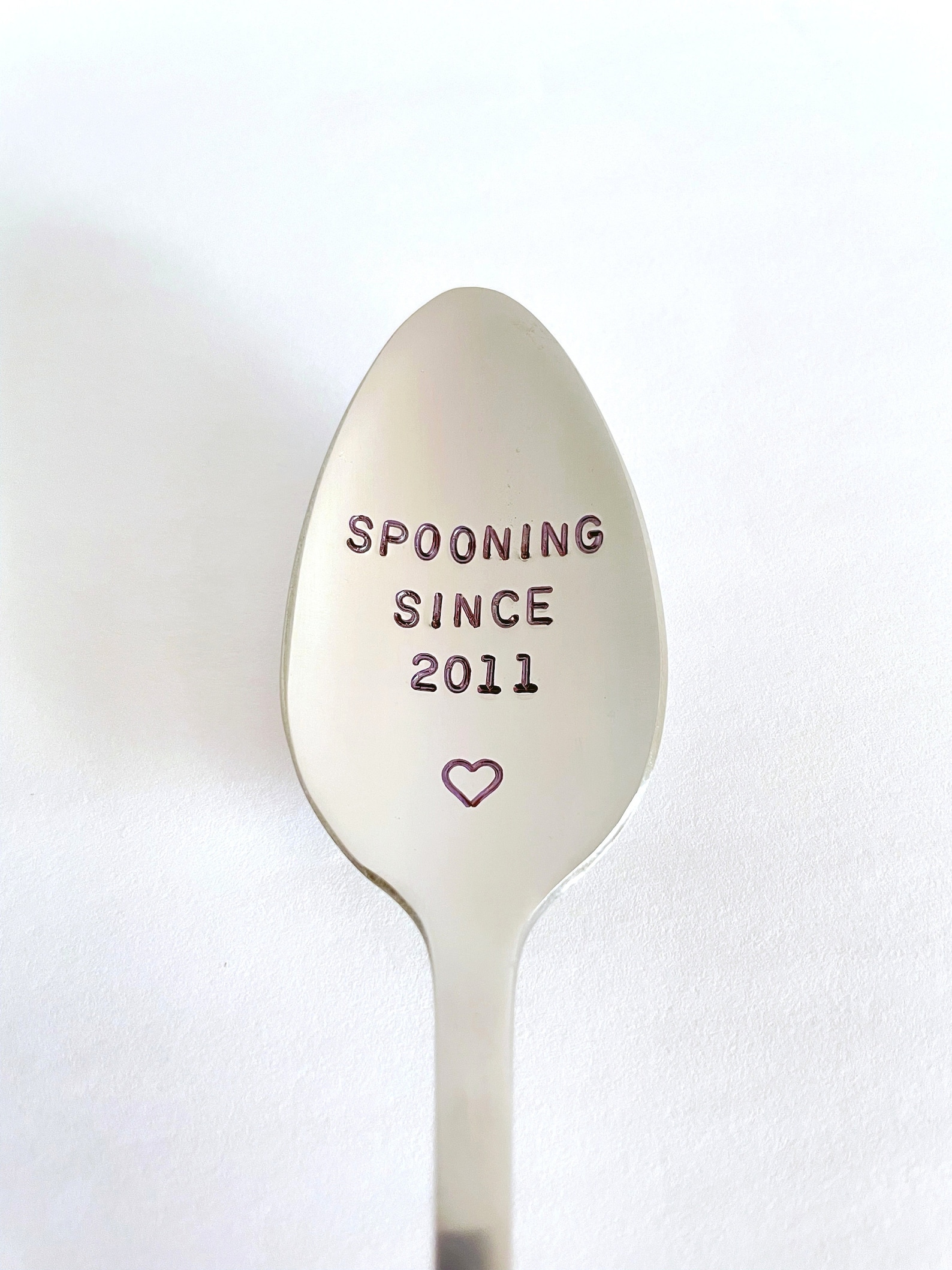 Spooning Since-your Initials and Date-anniversary-boyfriend - Etsy