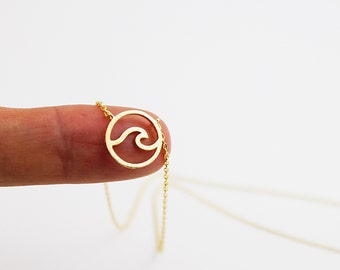 Wave necklace | Etsy