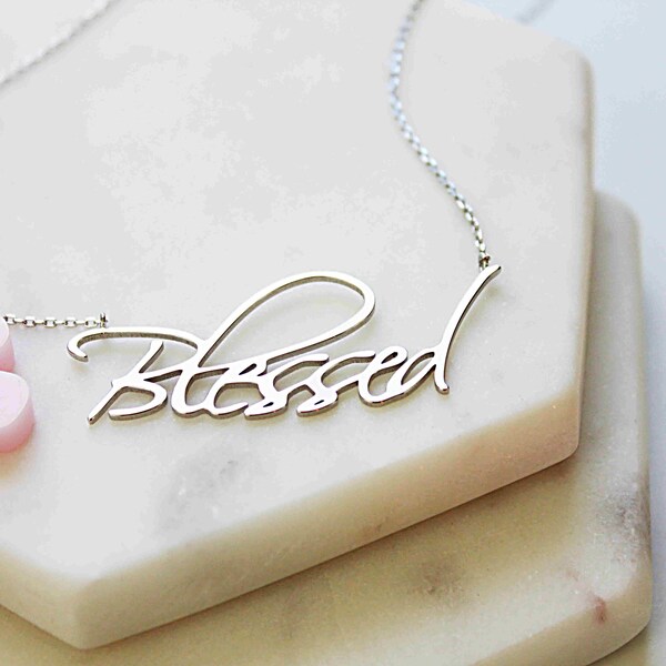 Blessed Necklace - Etsy