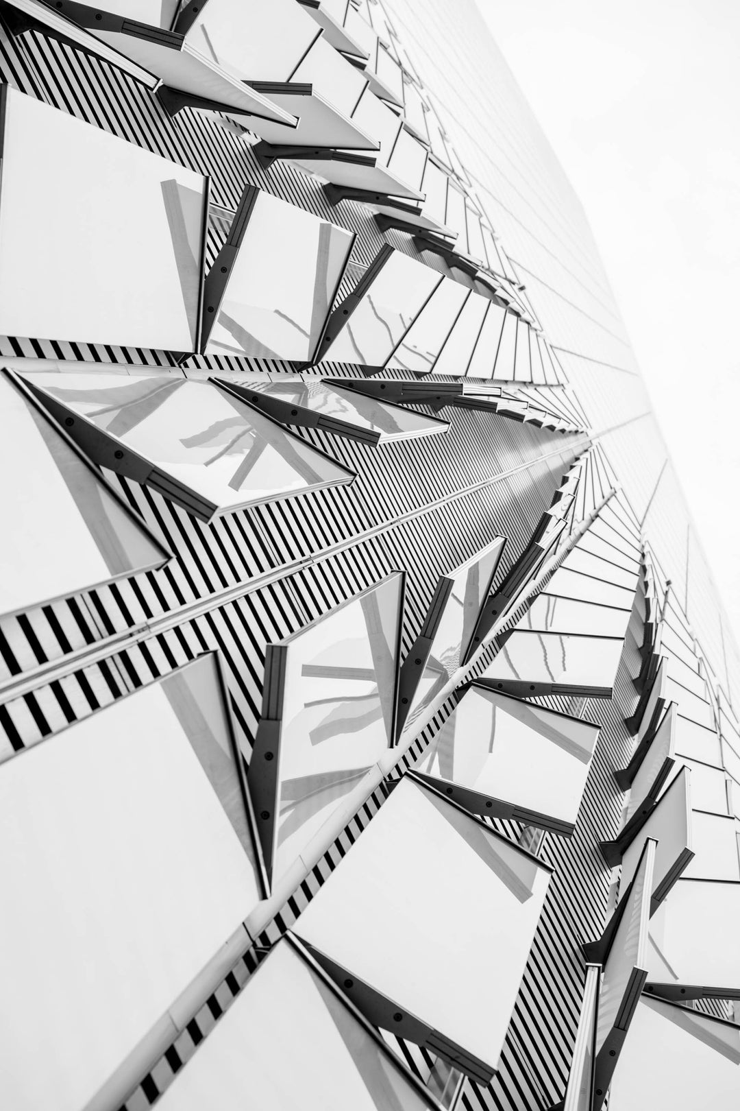 One World Trade Center Freedom Tower Panels Black and White Fine Art ...