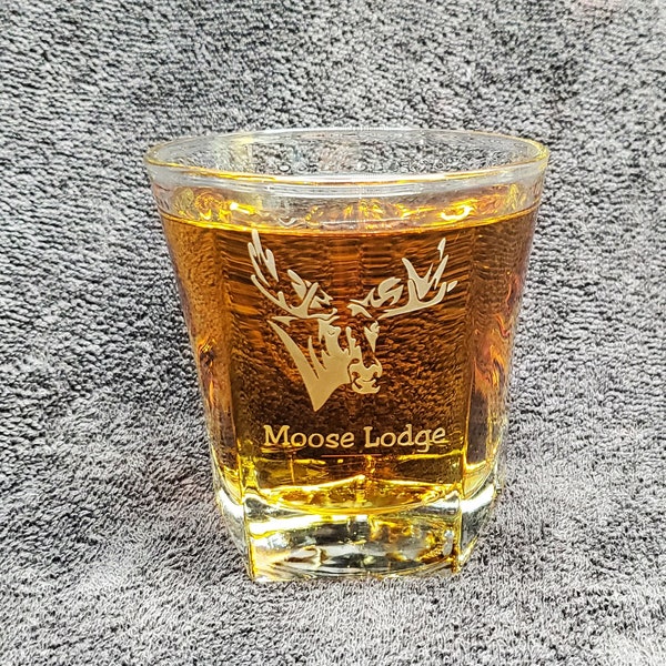 Custom Rocks Glass - Etsy