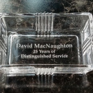 Personalized Trinket Box, Employee Award, Corporate Gift, Executive ...