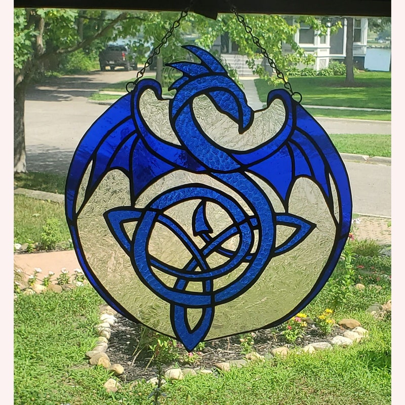 Stained Glass Dragon - Etsy