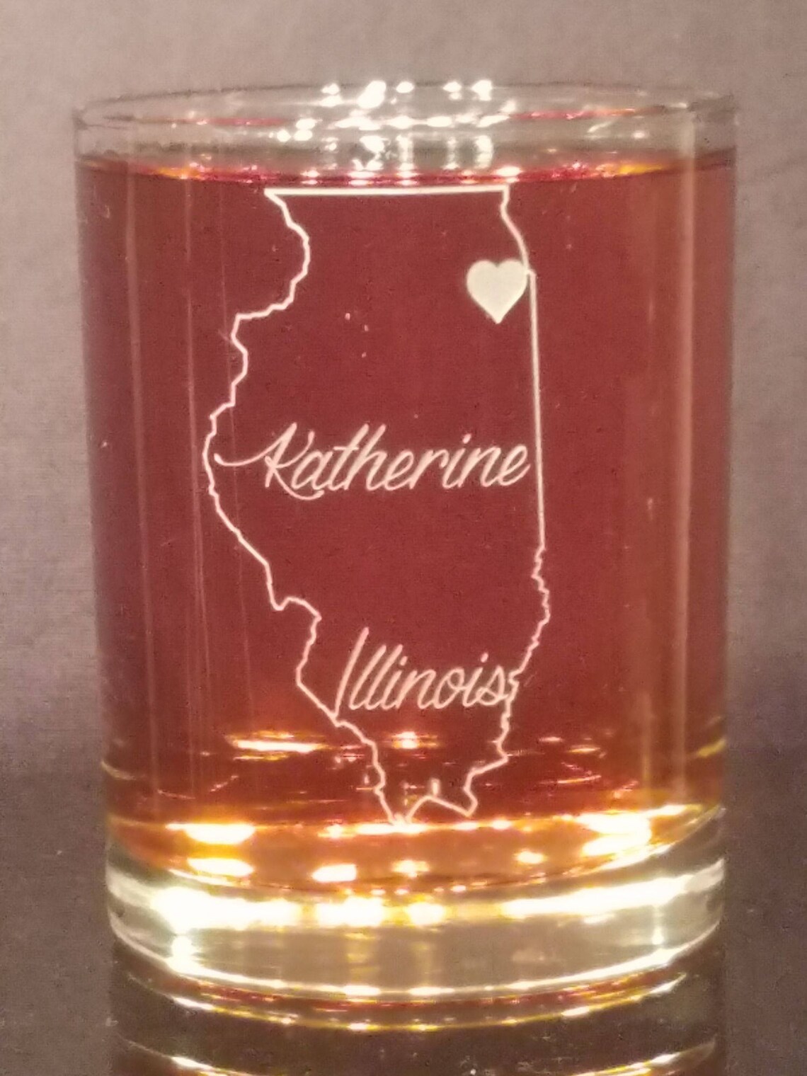 Pennsylvania Whiskey Glass Custom State Glass Home State | Etsy