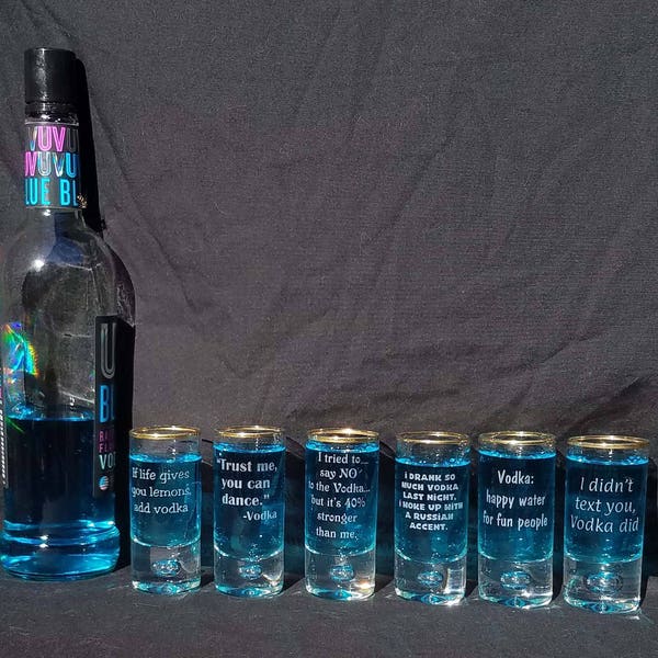 Vodka Glasses - Etsy