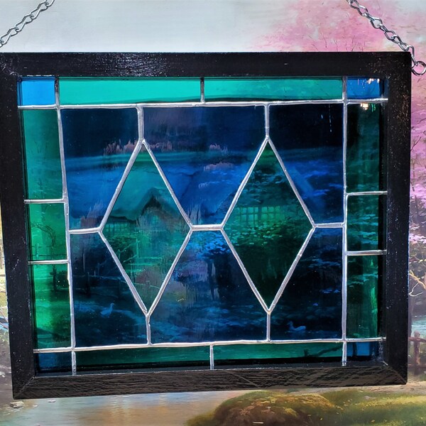 Stained Glass Window Panel - Etsy