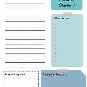 1 and 2 Timothy Bible Study Journal - Etsy