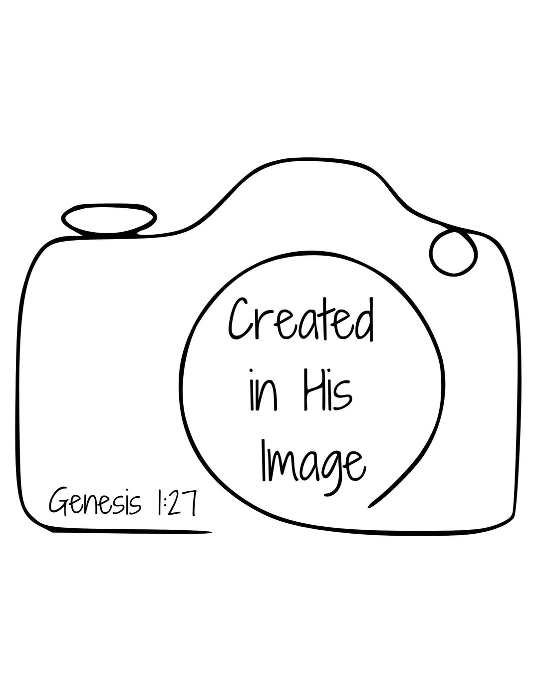 Created in His Image- Christian PNG Sublimation/stickers - Etsy