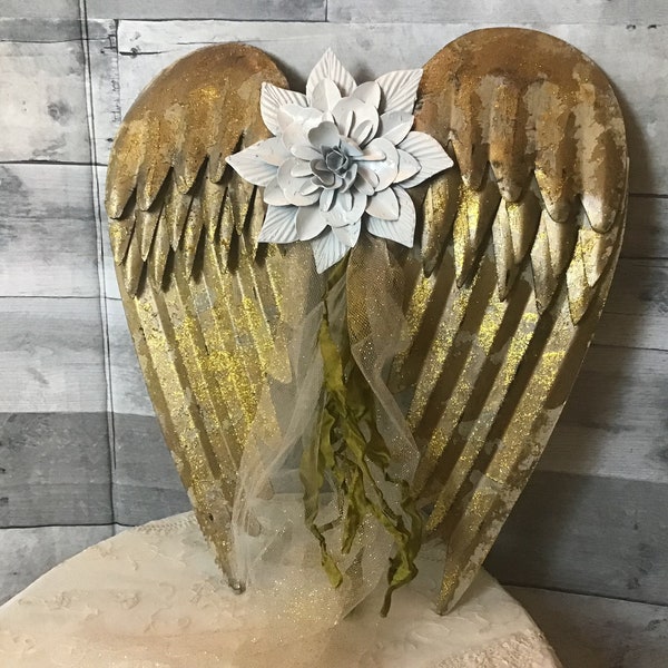 Metal Angel Wings - Etsy