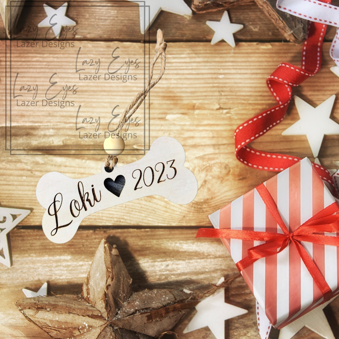 SNORT 2023 Dog Bone Personalized Holiday Ornament Fundraiser - Etsy
