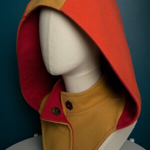 Reversible Multicolor Hood, Soft Handmade Durable Fabric Hood Accessory ...