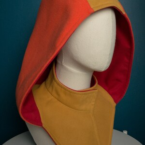 Reversible Multicolor Hood, Soft Handmade Durable Fabric Hood Accessory ...