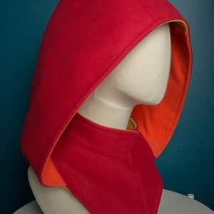Reversible Multicolor Hood, Soft Handmade Durable Fabric Hood Accessory ...