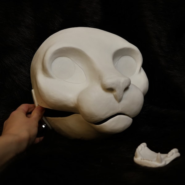 Fursuit Head Base Feline Cat - Etsy