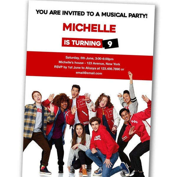 Birthday Card High School Musical - Etsy