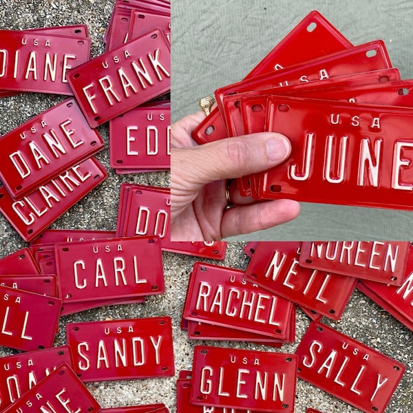 Mini License Plate - Etsy