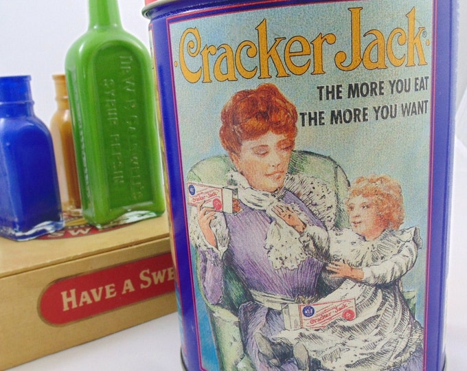 Vintage Cracker Jack Collectible 1992 Tin Collectible Advertising Tin ...