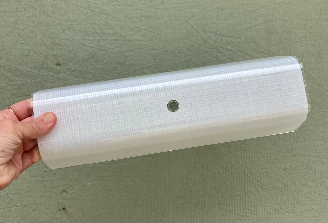 Wall Sconce Light Cover Rectangular Vanity Fixture Cover 13 Bar Shaped ...