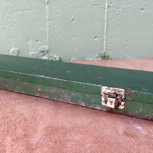 Industrial Green Metal Box Vintage S-K Wayne Socket Set Tool Box Arts ...